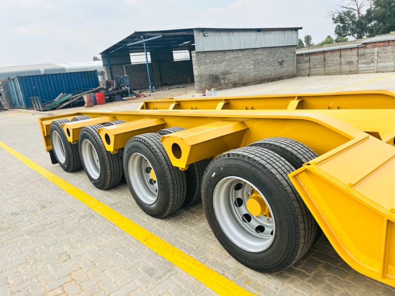 NEW PR QUAD AXLE WELL DECK WITH SINGLE AXL DOLLY 65T | PR Group