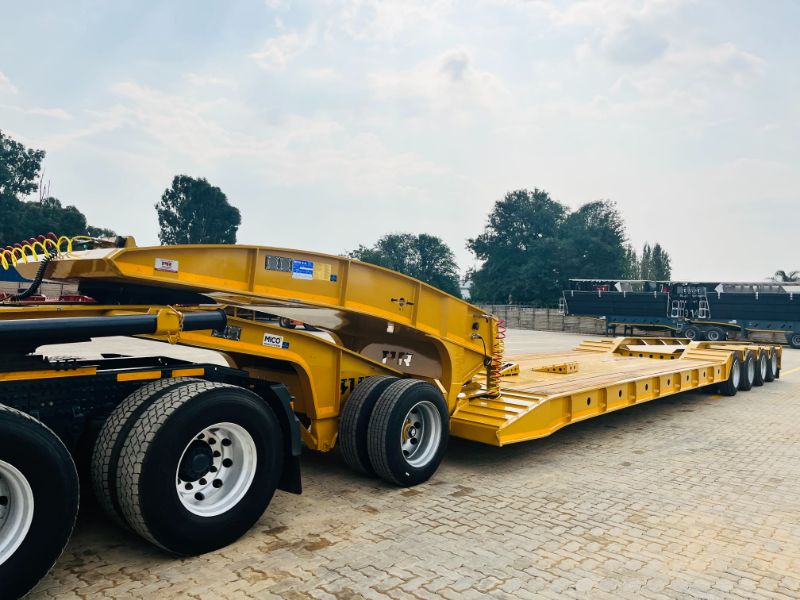 NEW PR QUAD AXLE WELL DECK WITH SINGLE AXL DOLLY 65T | PR Group